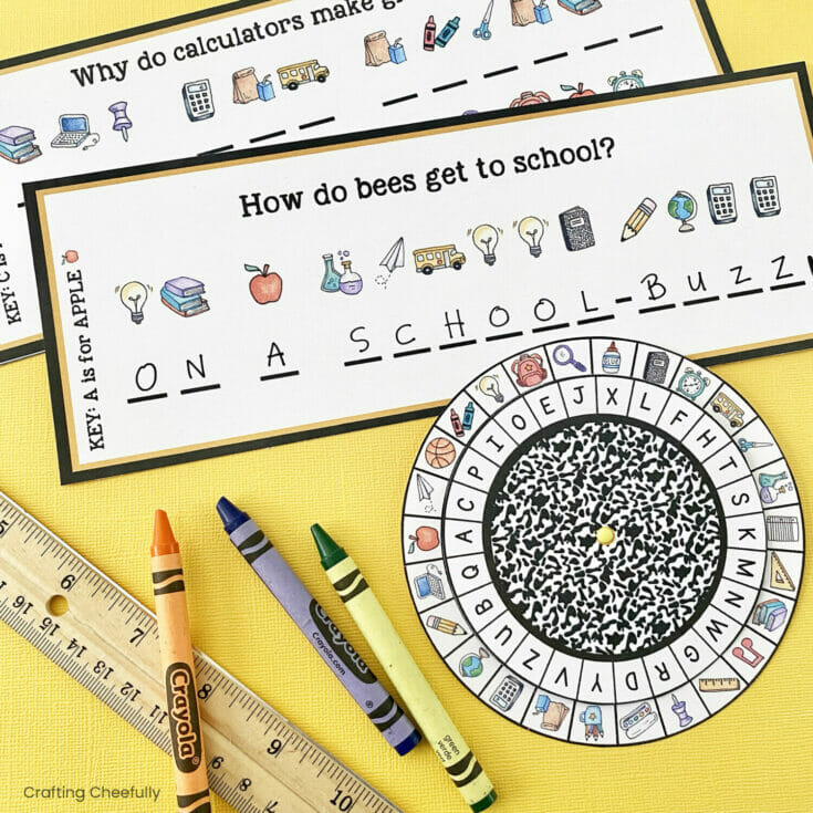 Halloween Decoder Wheel - Free Printable - Crafting Cheerfully