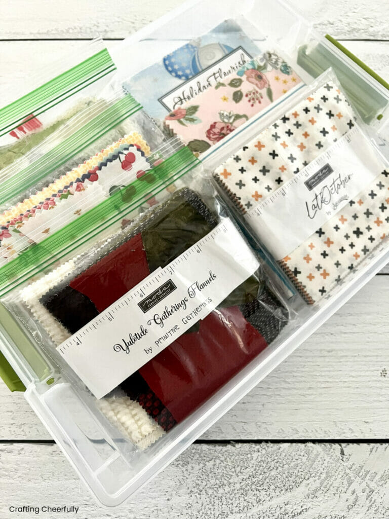 How to Organize Your Fabric Stash - Crafting Cheerfully