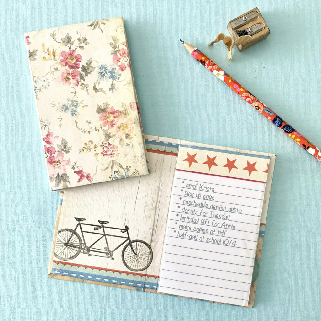 DIY Mini Notepads - Crafting Cheerfully