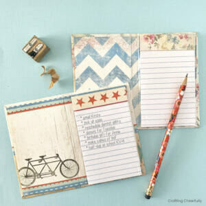 DIY Mini Notepads - Crafting Cheerfully