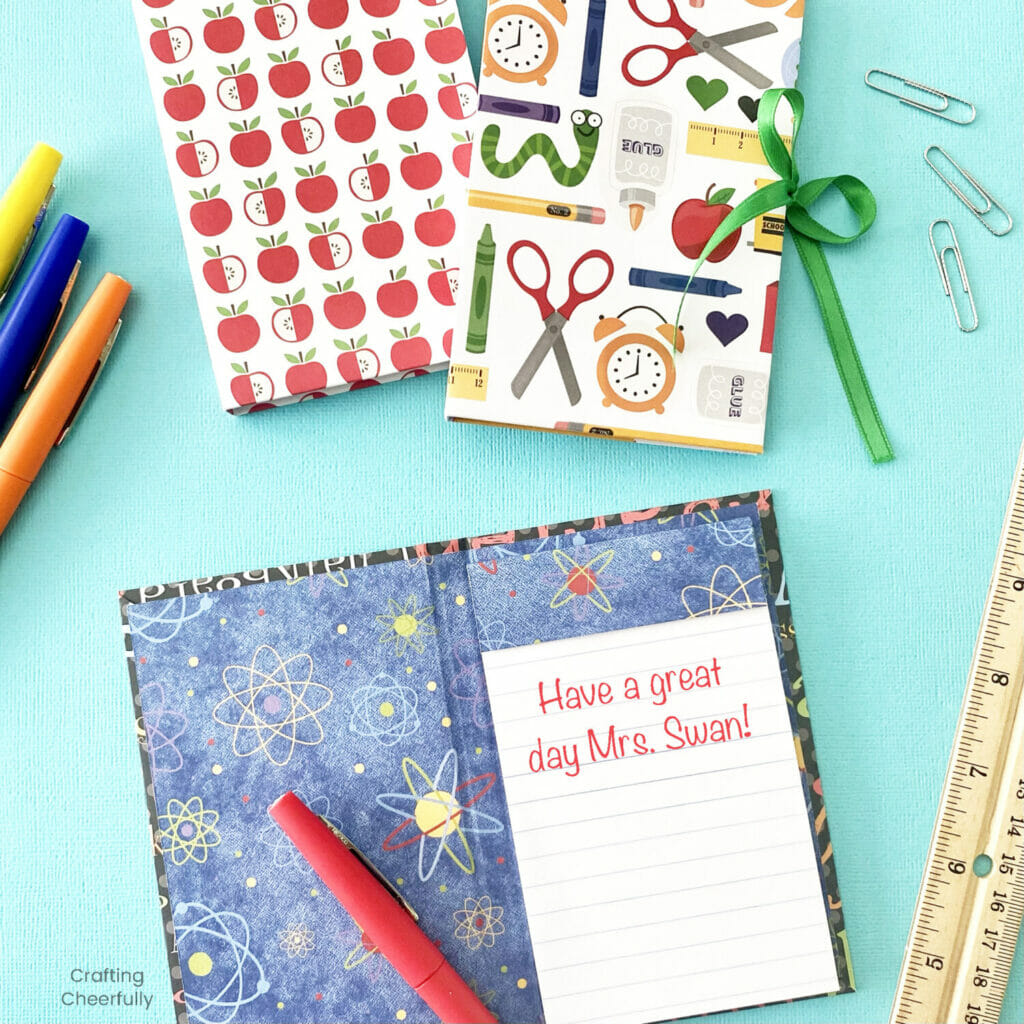 DIY Teacher Notepad Gift - Crafting Cheerfully
