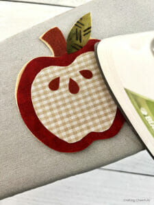 Scrappy Fabric Apple Banner - Crafting Cheerfully