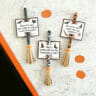 Witch's Broom Printable Halloween Pencil Tags - Crafting Cheerfully