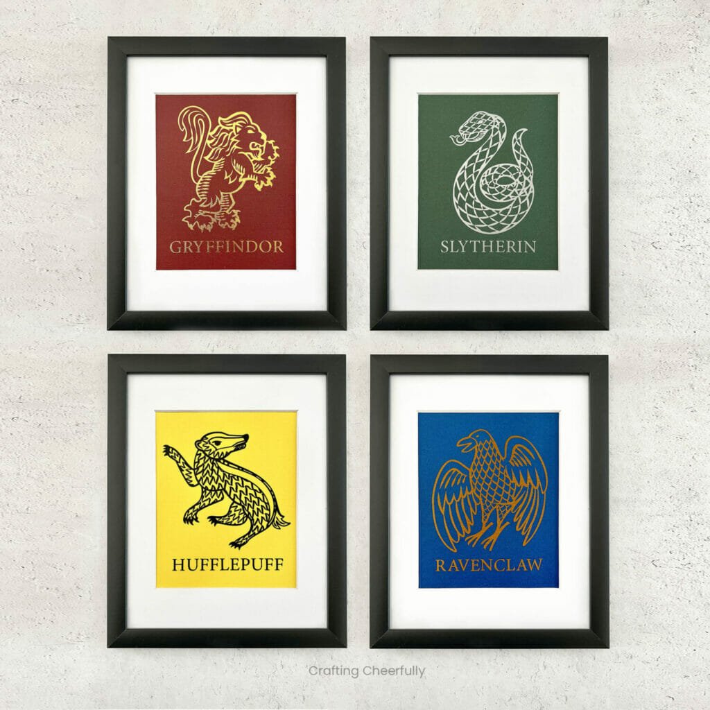Diy Harry Potter Wall Art With Your Cricut Crafting Cheerfully