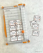 Witch's Broom Printable Halloween Pencil Tags - Crafting Cheerfully