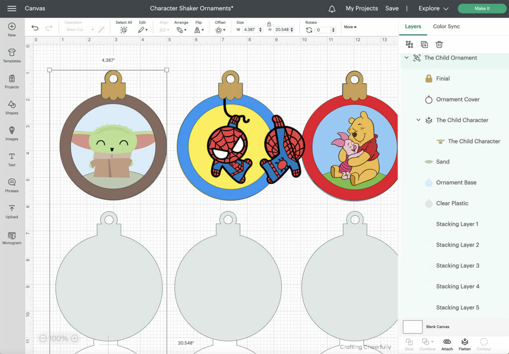 DIY Character Shaker Ornaments - Crafting Cheerfully