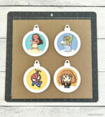 DIY Character Shaker Ornaments - Crafting Cheerfully