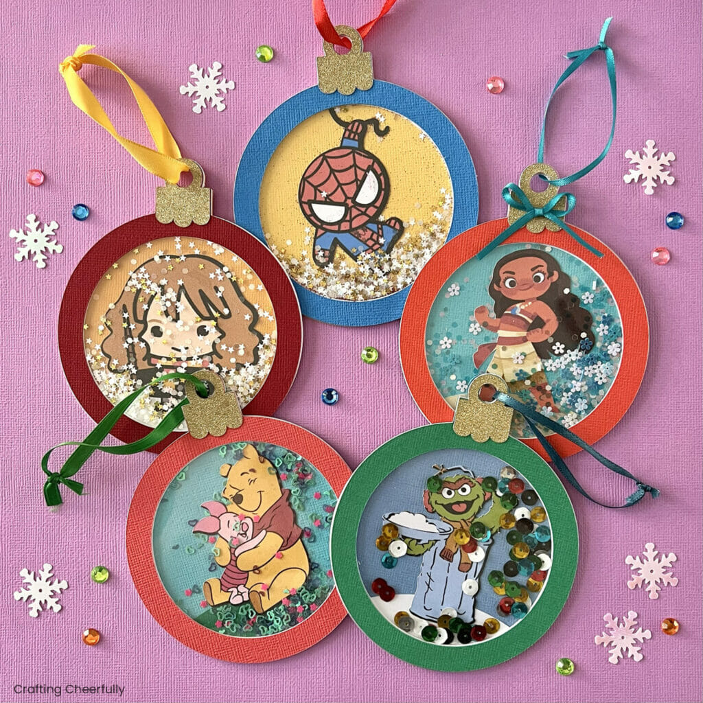 DIY Character Shaker Ornaments - Crafting Cheerfully