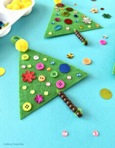 DIY Kids' Christmas Tree Craft - Crafting Cheerfully