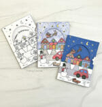 DIY Interactive Christmas Coloring Card - Crafting Cheerfully