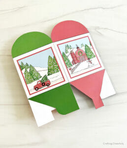 Printable Country Christmas Gift Box - Crafting Cheerfully