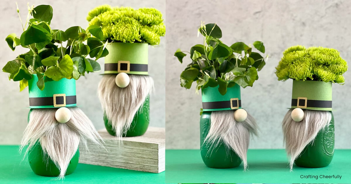 DIY St. Patrick's Day Gnome Planter - Crafting Cheerfully