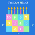 DIY Birthday Countdown - Crafting Cheerfully
