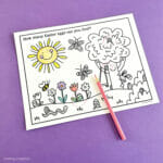 Easter Egg Hunt Coloring Page - Crafting Cheerfully