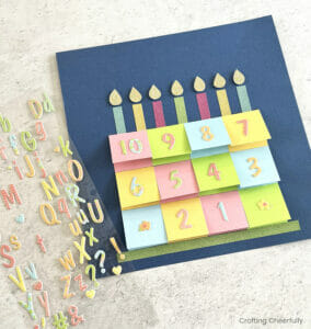 DIY Birthday Countdown - Crafting Cheerfully