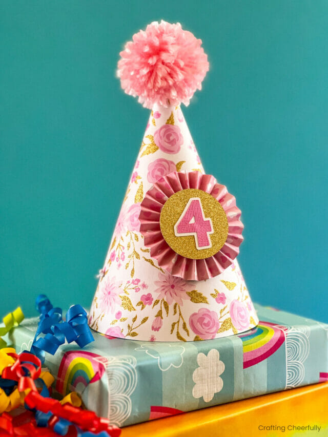DIY Birthday Party Hat! - Crafting Cheerfully