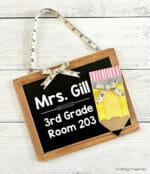 DIY Classroom Chalkboard Signs - Crafting Cheerfully