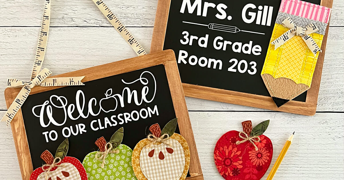 DIY Classroom Chalkboard Signs - Crafting Cheerfully