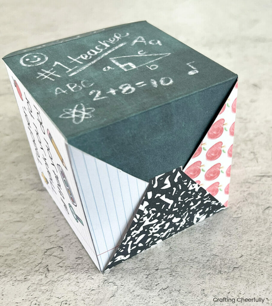 Printable Thank You Teacher Boxes - Crafting Cheerfully