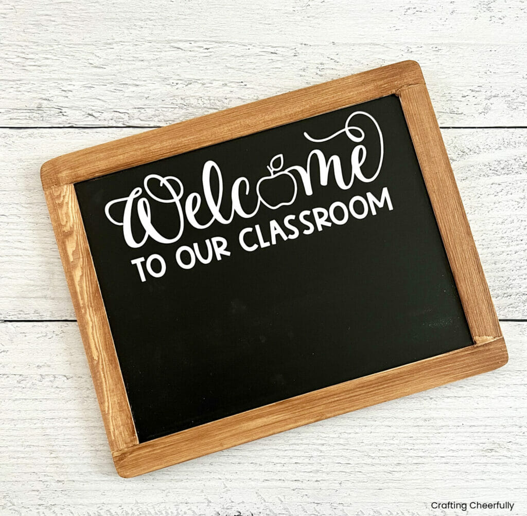 DIY Classroom Chalkboard Signs - Crafting Cheerfully