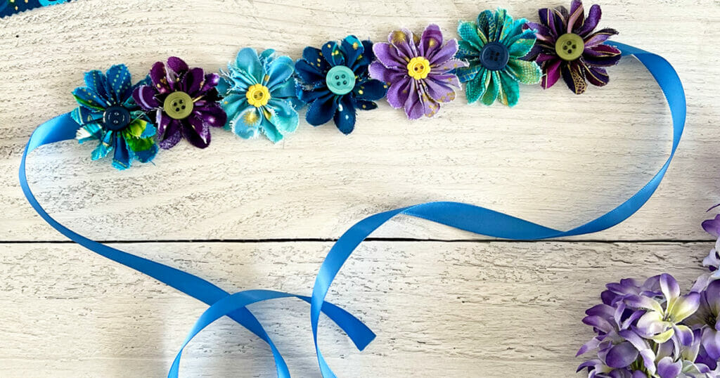 DIY Fabric Fairy Crown - Crafting Cheerfully