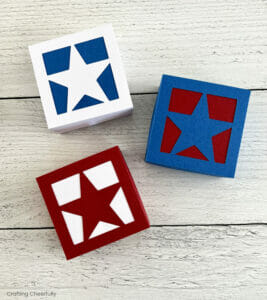Patriotic Star Boxes - Free SVG Cut File! - Crafting Cheerfully