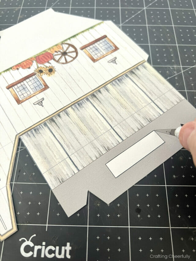 Printable Fall Barn Treat Box - Crafting Cheerfully