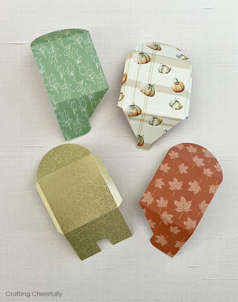 DIY Fall Paper Gift Box - Free Files! - Crafting Cheerfully