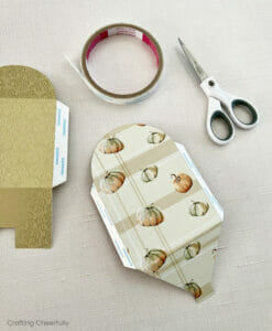 DIY Fall Paper Gift Box - Free Files! - Crafting Cheerfully