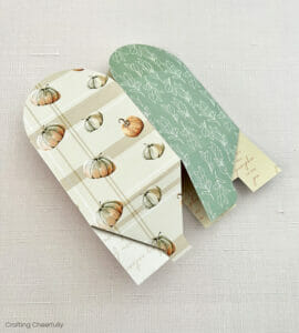 DIY Fall Paper Gift Box - Free Files! - Crafting Cheerfully