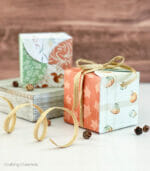 DIY Fall Paper Gift Box - Free Files! - Crafting Cheerfully