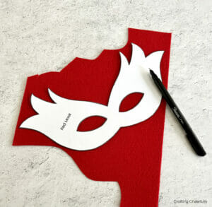 DIY Felt Phoenix Mask - Crafting Cheerfully
