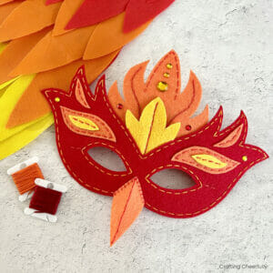 DIY Phoenix Halloween Costume - Crafting Cheerfully
