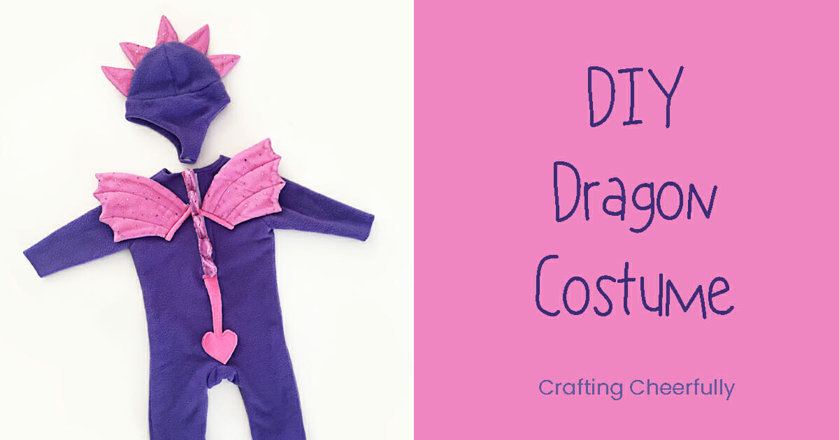 DIY Dragon Halloween Costume - Crafting Cheerfully