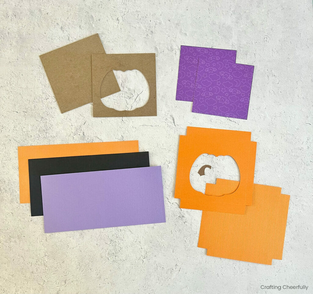 DIY Halloween Accordion Photo Album - Crafting Cheerfully