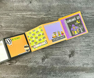 DIY Halloween Accordion Photo Album - Crafting Cheerfully