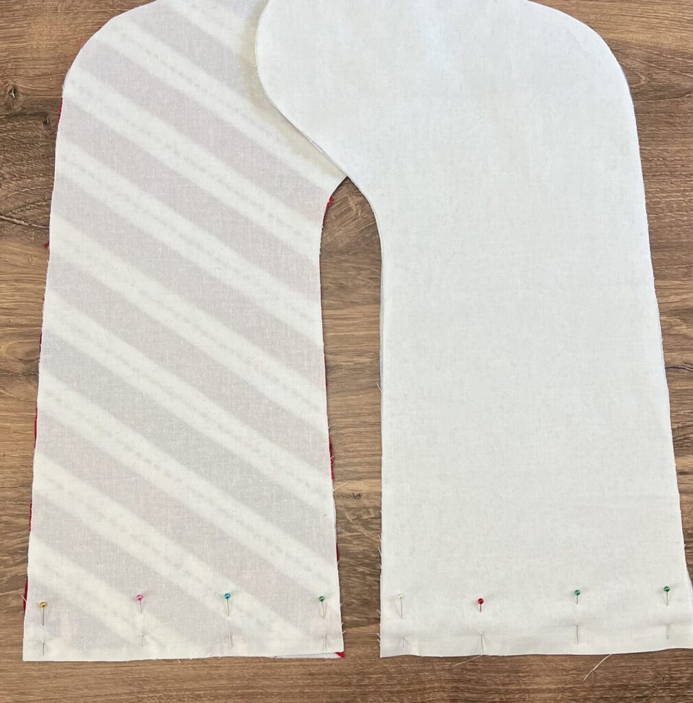 Scrappy Candy Cane Stocking - Crafting Cheerfully