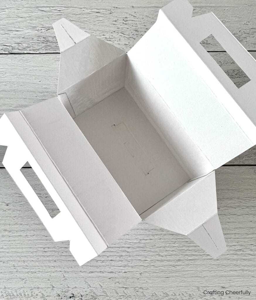 Printable Christmas Barn Treat Box - Crafting Cheerfully