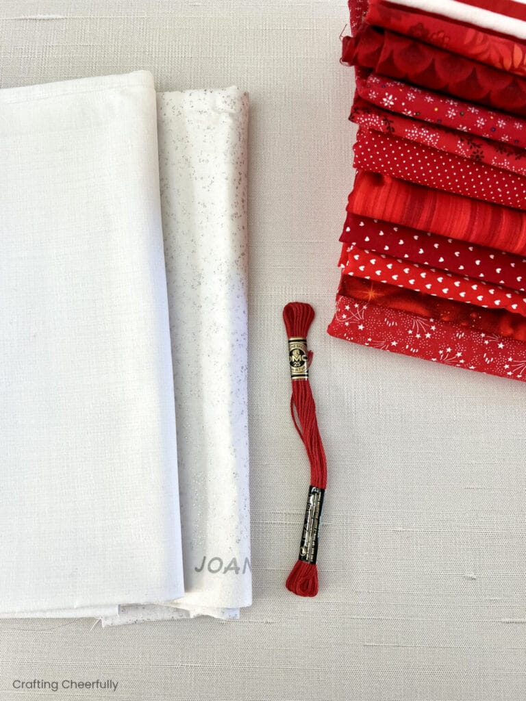 Scrappy Candy Cane Stocking - Crafting Cheerfully