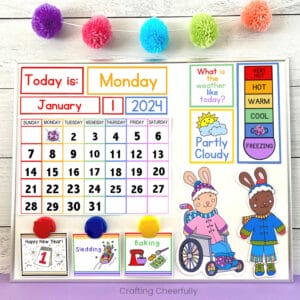 Children's Calendar Tutorials and Ideas - Crafting Cheerfully