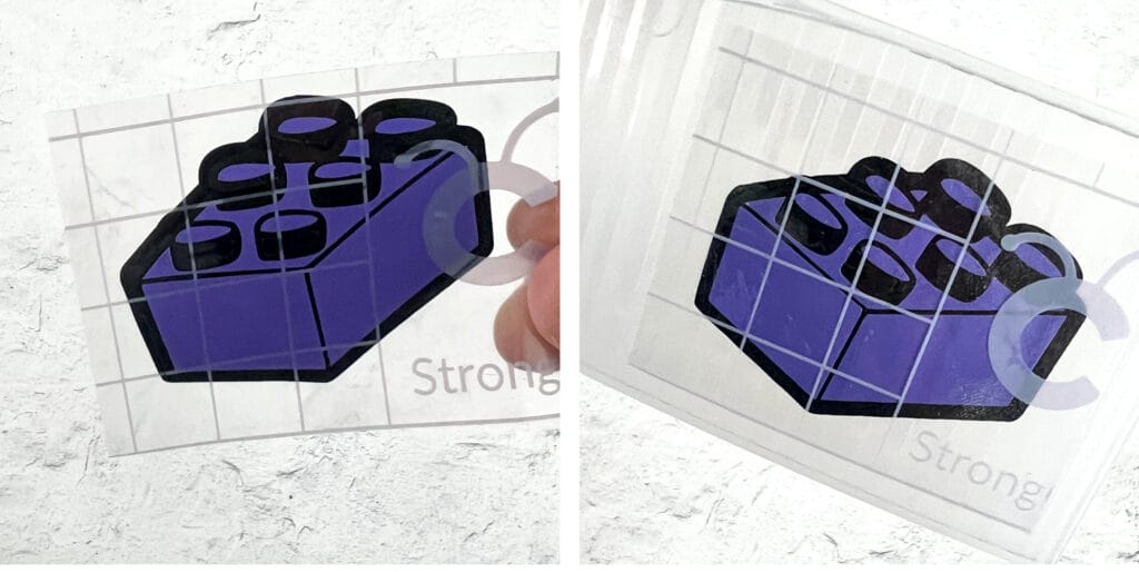 DIY Vinyl Lego Labels - Crafting Cheerfully