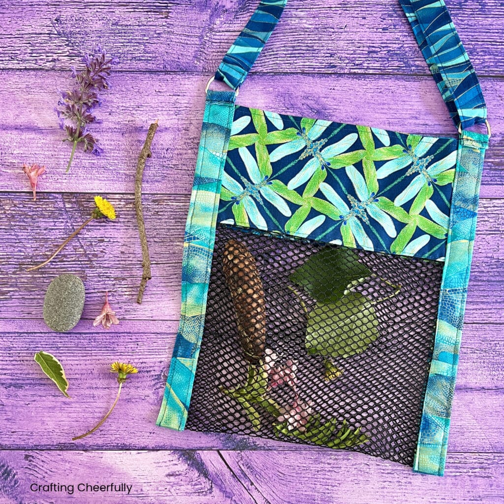 DIY Kids Nature Collection Bag - Crafting Cheerfully