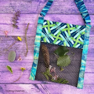 DIY Kids Nature Collection Bag - Crafting Cheerfully