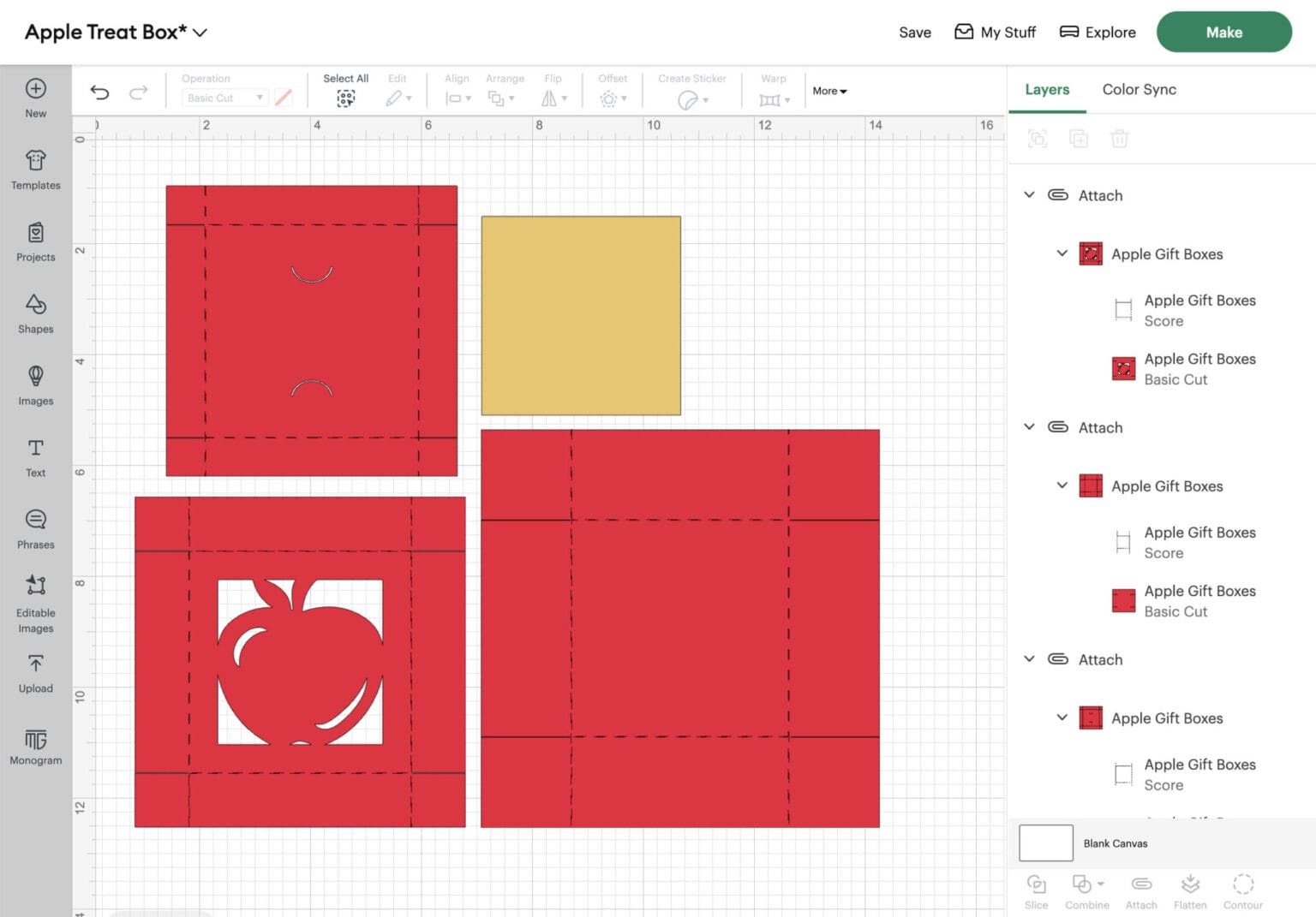 DIY Apple Gift Box - For Gift Cards and Small Treats - Crafting Cheerfully
