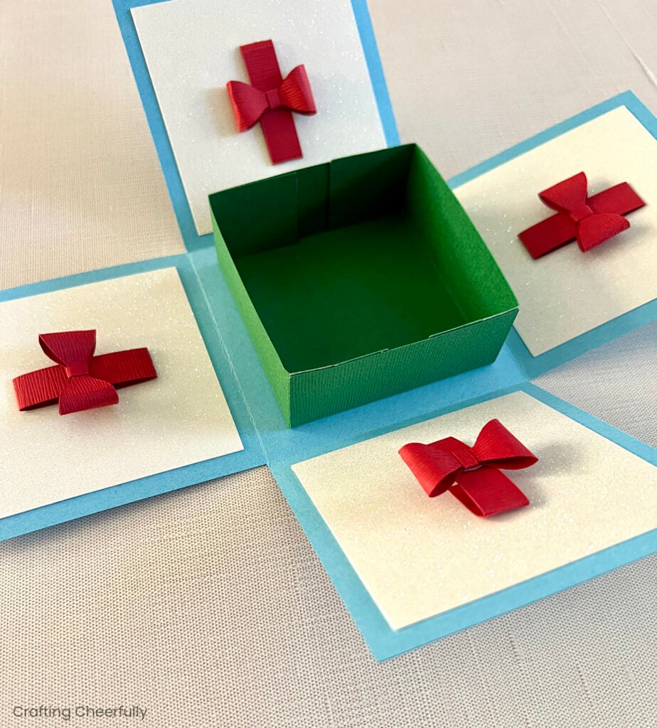 DIY Christmas Money Explosion Box - Crafting Cheerfully