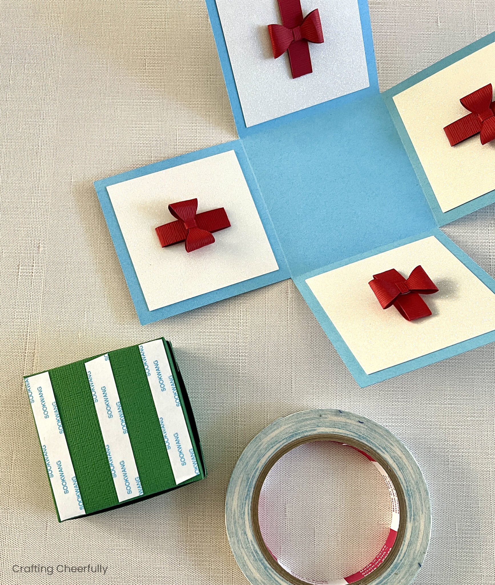 DIY Christmas Money Explosion Box - Crafting Cheerfully