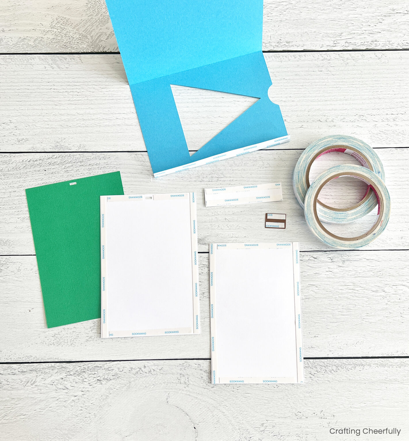 DIY Christmas Tree Pull Card - Crafting Cheerfully