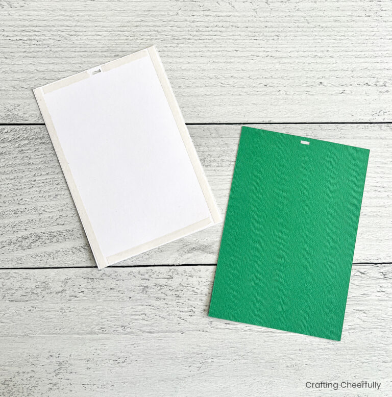 DIY Christmas Tree Pull Card - Crafting Cheerfully