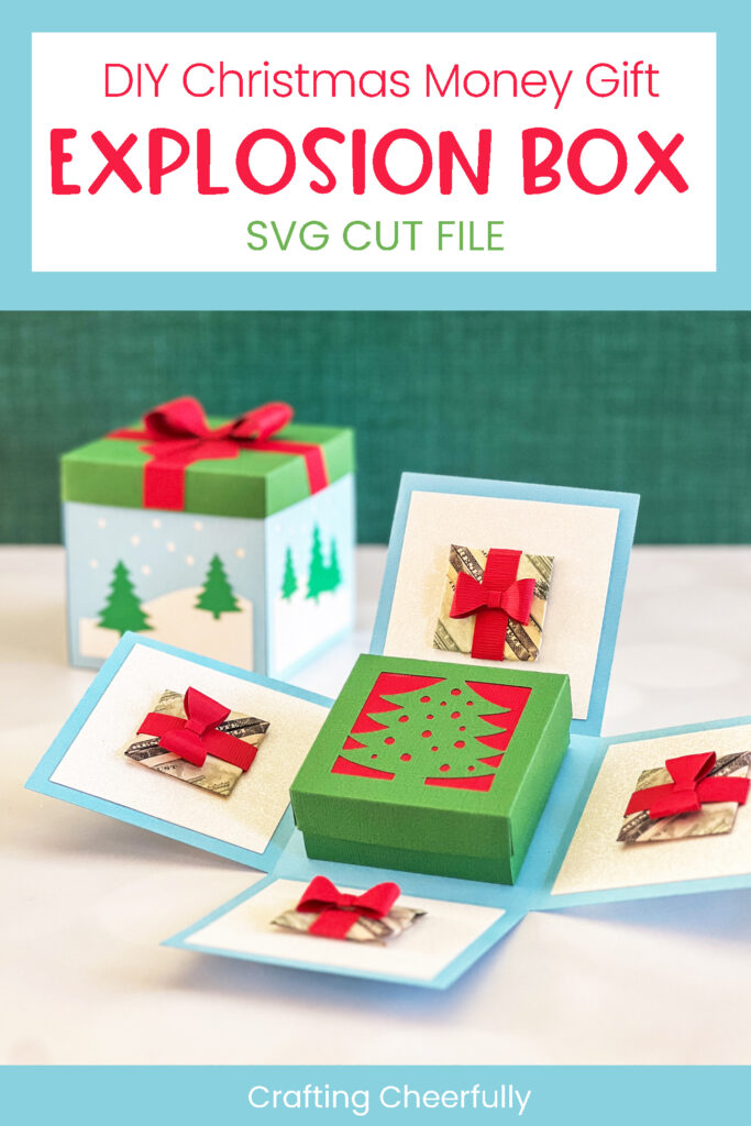 DIY Christmas Money Explosion Box - Crafting Cheerfully