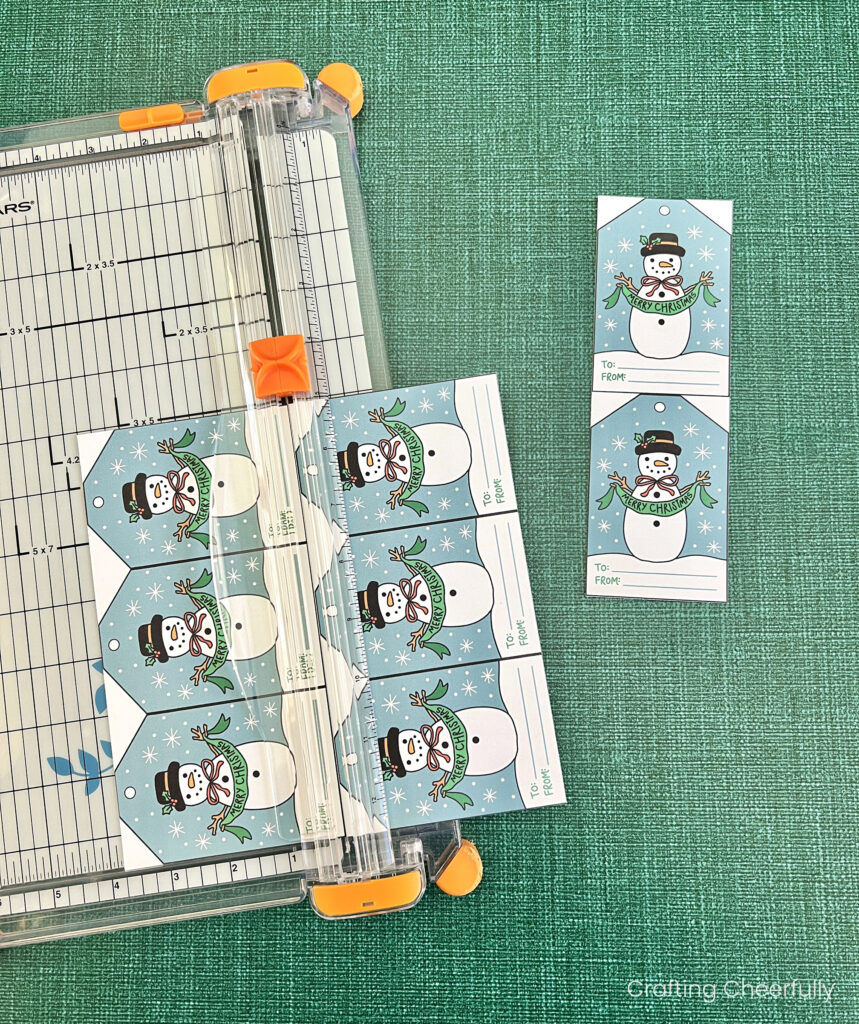 Printable Snowmen Holiday Gift Tags - Crafting Cheerfully